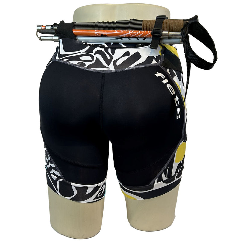 Bermuda Trail Running Preta | FLOLMIX - Feminina – FLETS