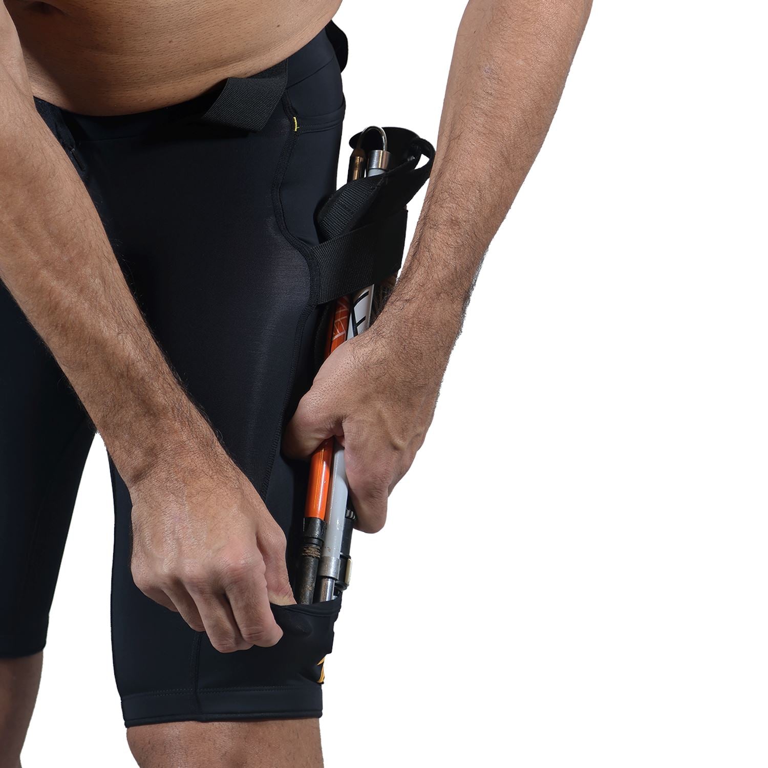 Bermuda TRAIL RUNNING Preta - Masculina – FLETS