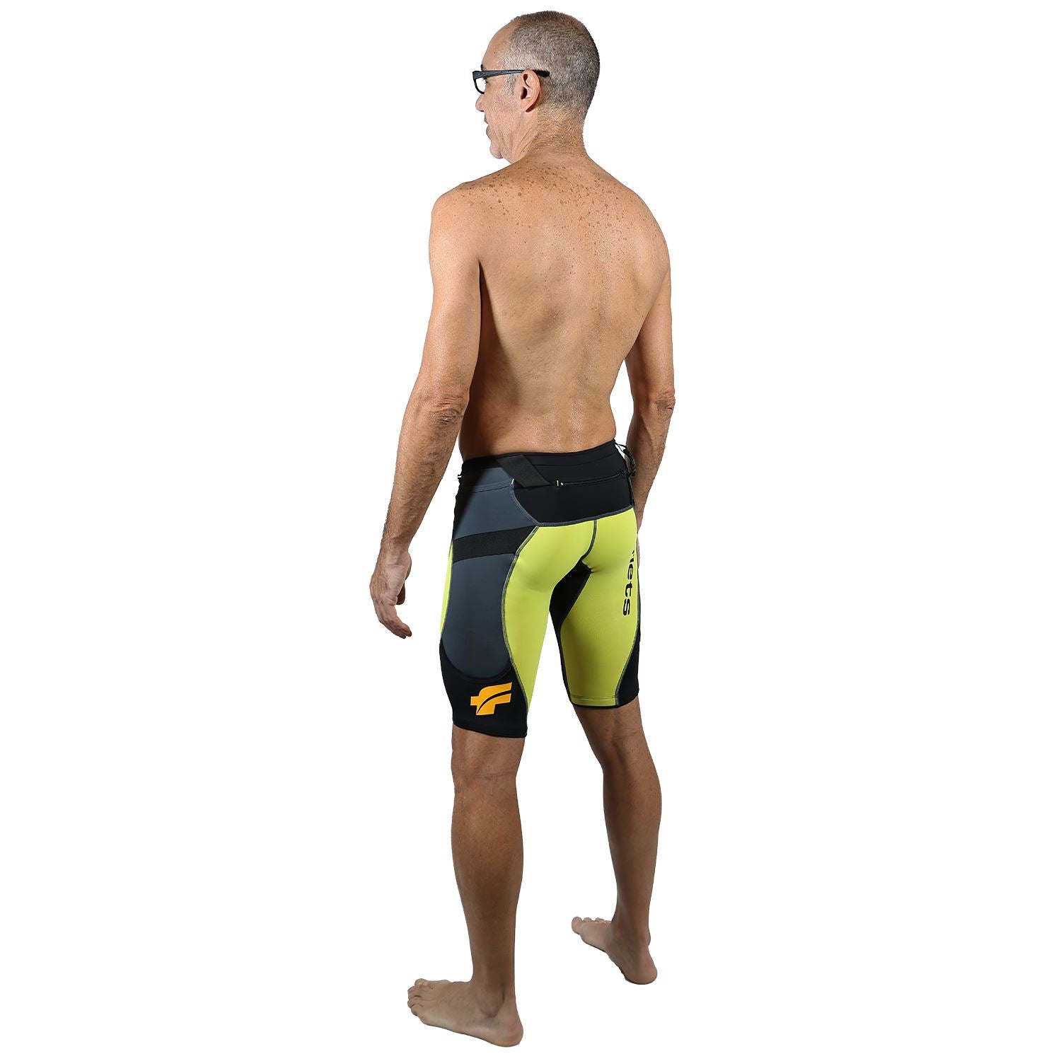 Bermuda TRAIL RUNNING Verde/Preto/Estanho - Masculina – FLETS