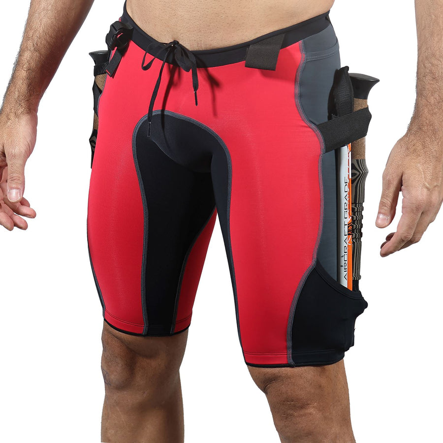 Bermuda Corrida de Montanha TRAIL RUNNING Vermelho Preto Estanho Mascu
