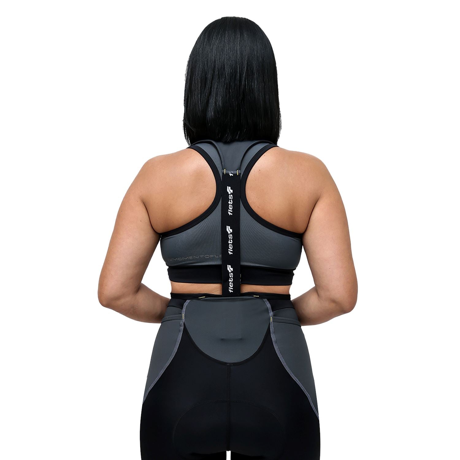 Bretelle P&P Easy l Preto c/ Estanho - FEMININO – FLETS